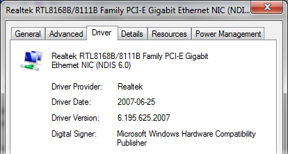 Realtek RTL8168B/8111B Family PCI-E Gigabit Ethernet NIC (NDIS 6.0) : 네이버 블로그
