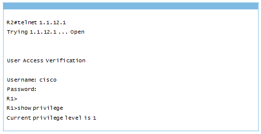 [Cisco/IOS/Router/Privilege] Cisco IOS Privilege Level : 네이버 블로그