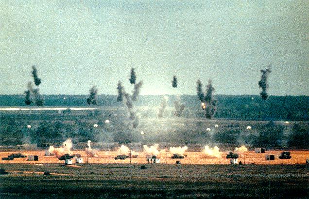 [항공무기] 확산탄 (집속탄. 集束彈. Cluster Bomb) - CBU97/105 : 네이버 블로그