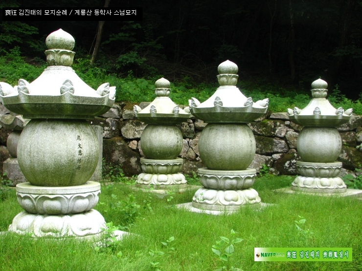 喪狂 김진태의 묘지순례 계룡산 동학사 스님묘지and불교묘지사리탑사리함부도탑부도전부도저승묘지내세묘지성역묘지종교묘지