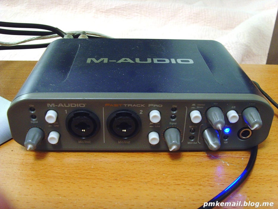 엠오디오 M-Audio - 패스트 트랙 프로 Fast Track Pro : 네이버 블로그