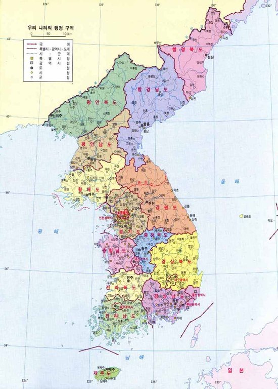 대한민국전도 -- 대한민국지도 모음 : 네이버 블로그