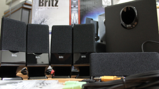 Britz[브리츠] BR-5100 V2 [5.1채널 스피커] 개봉 설치기 : 네이버 블로그