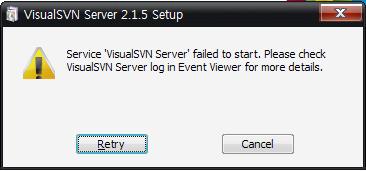 VisualSVN Server 설치 에러 그리고 삽질들(..ing) : 네이버 블로그