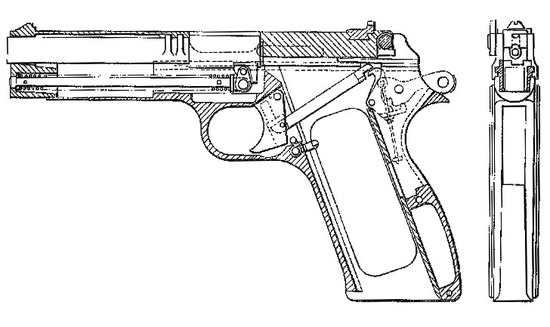 현대적 디자인을 가진 프랑스군 권총 - SACM Model 1935A ;독일군 준제식 : 네이버 블로그