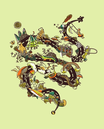 빈티지 느낌이 물씬 나는 Joao Lauro Fonte의 일러스트 : 네이버 블로그