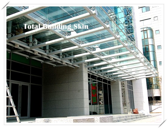 DPG시스템 커튼월 주출입구 캐노피(Canopy) 퍼레이드 『 비봉이앤지 』 : 네이버 블로그