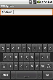 Android EditText imeOptions 설정하기 : 네이버 블로그