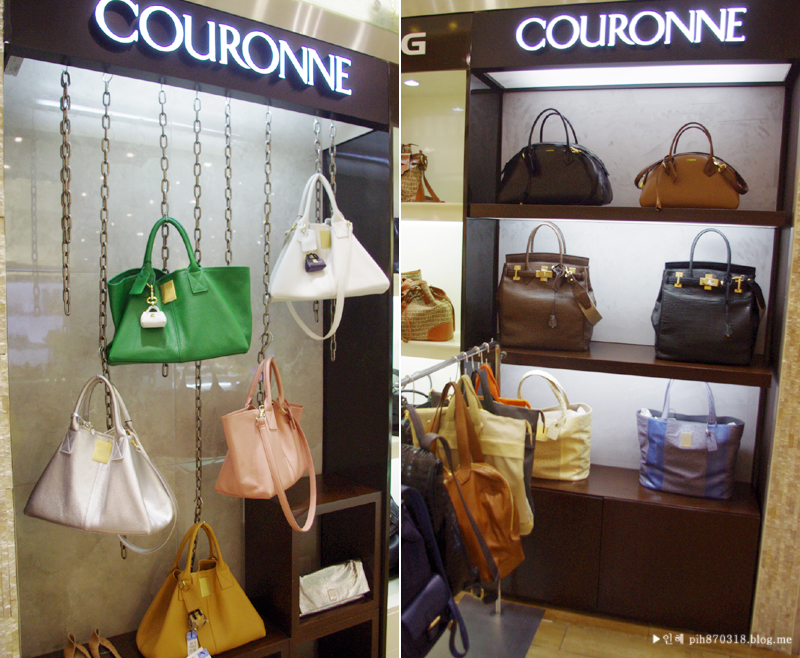 쿠론 Couronne 부산 센텀시티 롯데 쿠론 매장 스케치 ♩ 베스트 셀러 엘로이 스테파니 백 김희애 백 아멜리아