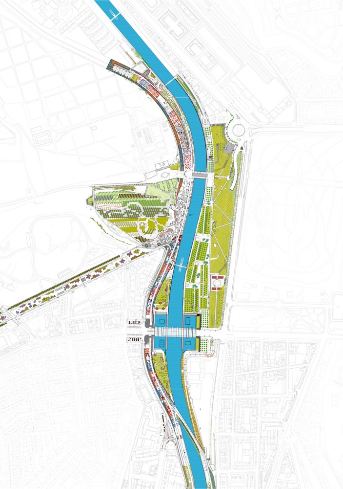 Madrid-Rio Project / mrío partners and architects West 8 : 네이버 블로그