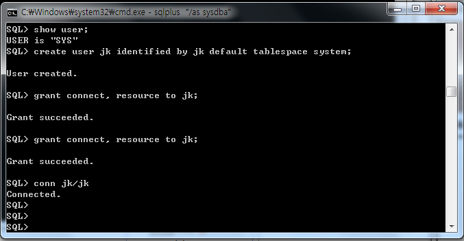 오라클 접속방법 + 계정생성 + 락 풀기 : 네이버 블로그