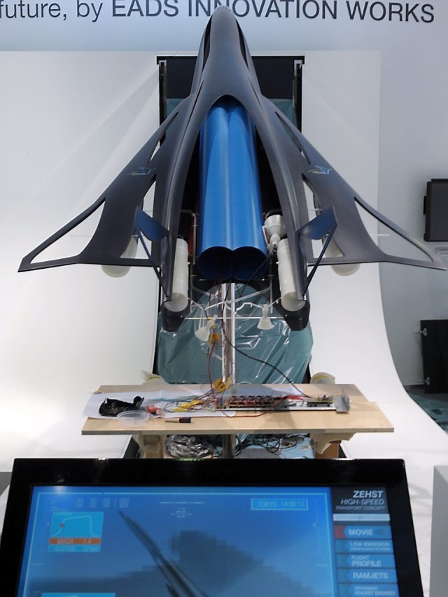 유럽이 발표한 극초음속 여객기 EADS ZEHST(Zero Emission Hypersonic Transportation ...