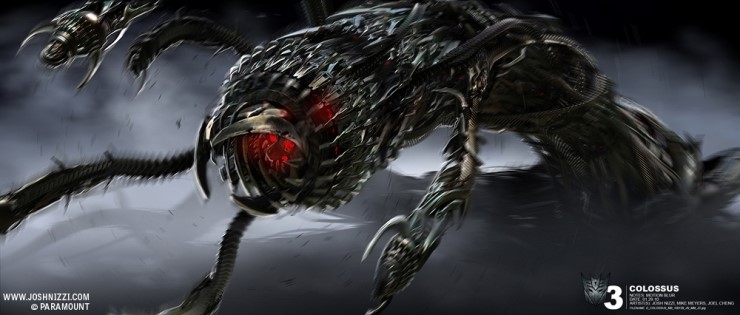 트랜스포머3 쇼크웨이브 드릴러 컨셉아트 : 네이버 블로그