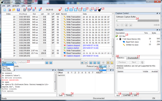 토탈페이스 데이터센터 (Total Phase DataCenter) 소프트웨어 사용법 1 : 네이버 블로그