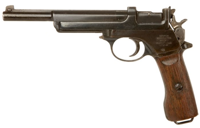 Steyr Mannlicher M1901 Semi-Automatic Pistol : 네이버 블로그