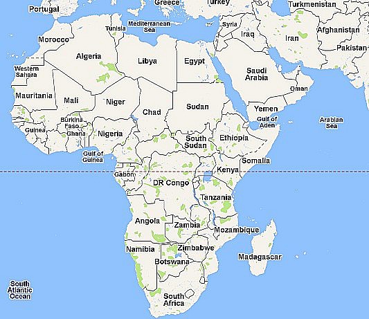 아프리카 지도 자세히 보기 : 네이버 블로그
