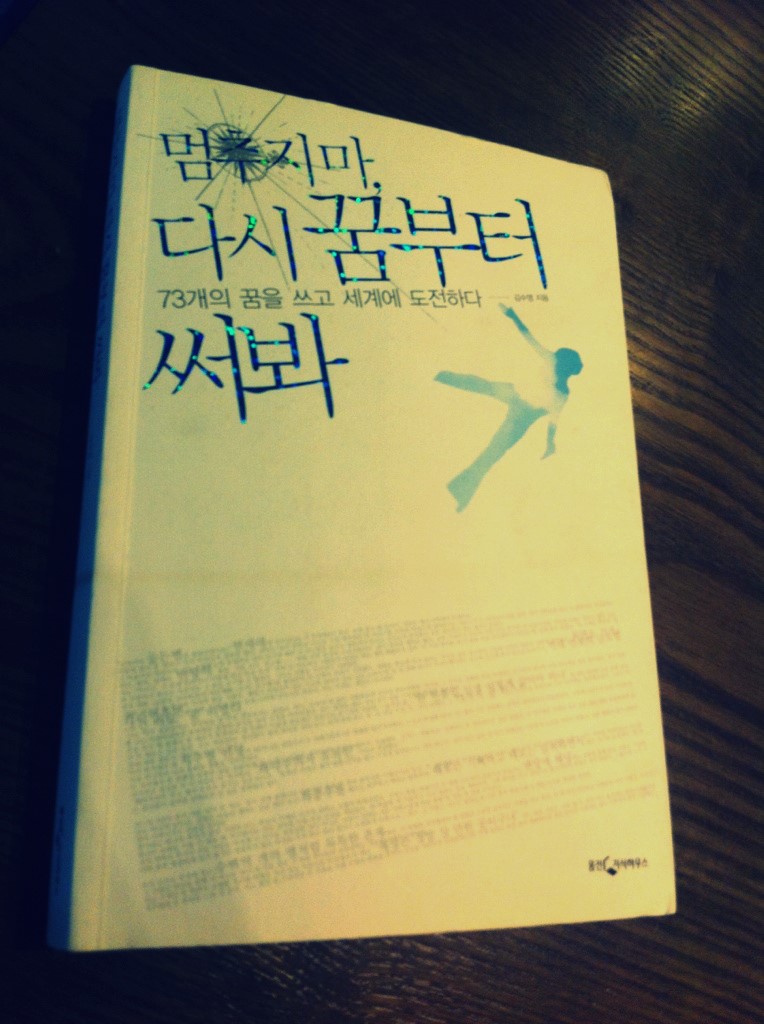 책을 읽고 멈추지마 꿈부터 다시 써봐 저자 김수영 네이버 블로그