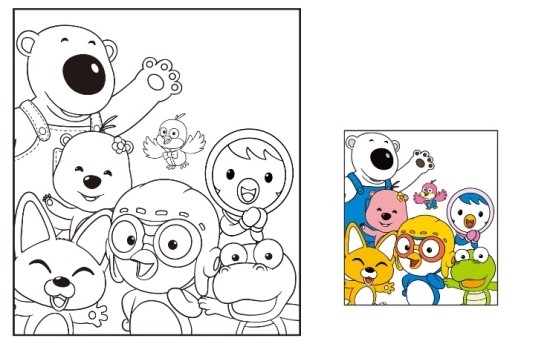 뽀로로 색칠공부프린트자료 뽀로로색칠하기 유아교육자료 무료색칠공부자료 무료프린트자료 네이버 블로그