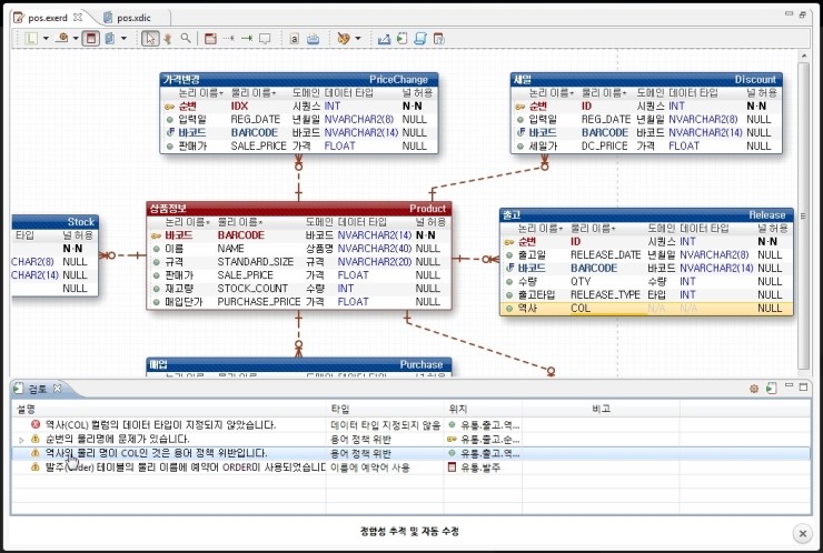 DB설계 DB모델링 위한 ERD툴 eXERD : 네이버 블로그