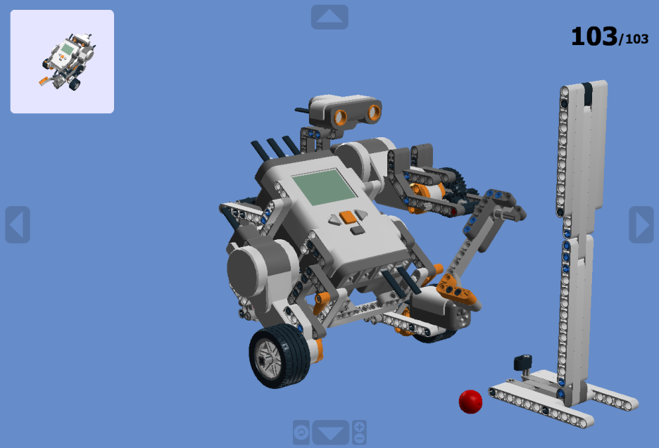 #10-4 볼링로봇 - 조립설명서 13/13(마지막) - 전체 조립 [레고/마인드스톰/lego/mindstorm/nxt/ev3] : 네이버 블로그