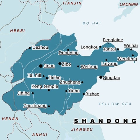 산동성의 지도와 소개 (Maps of Shandong Province) : 네이버 블로그