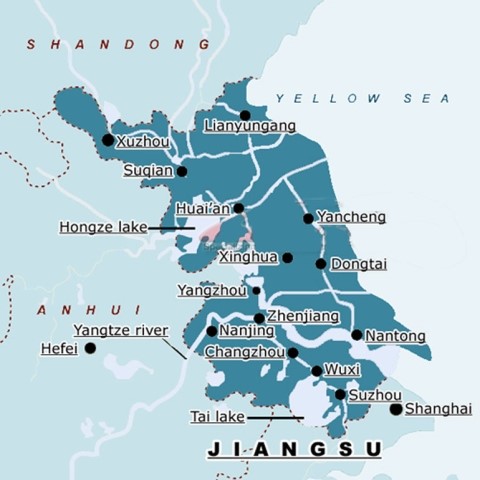 중국 강소성(장쑤성)의 지도와 소개 (Maps of Jiangsu Province) : 네이버 블로그