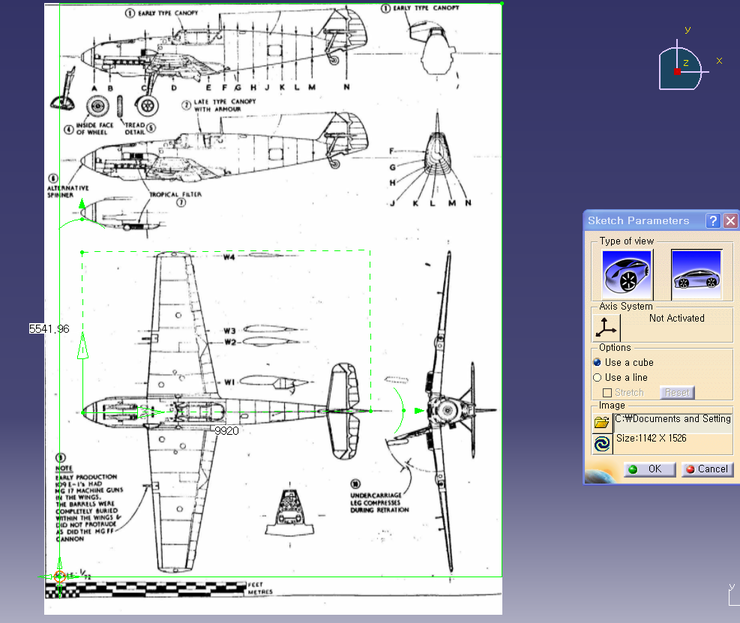 [카티아강좌]Catia Freestyle 강좌 BF109 만들기 #1 : 네이버 블로그