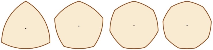 [맨홀 뚜껑이 둥근 이유] 정폭도형, 뢸로삼각형 : 네이버 블로그