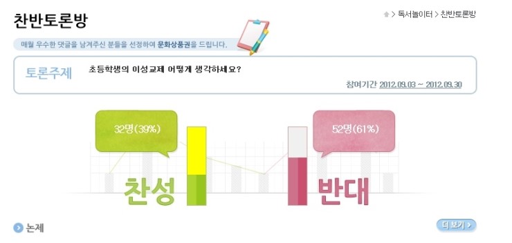 대교 독서멘토찬반토론 초등학생의 이성교제 어떻게 생각하세요 네이버 블로그