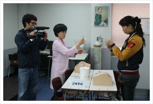 근육주사 실습 했어요~ 근육주사놓는부위 근육주사놓는법 네이버 블로그