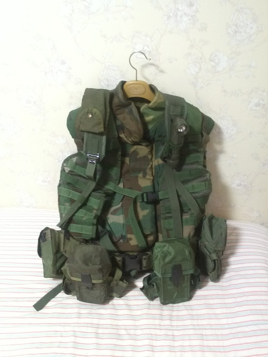 미군 구형 PASGT방탄복 + MOLLE FLC + LC-2 서스펜더 풀셋 (3색 우드랜드 계열 풀셋) : 네이버 블로그