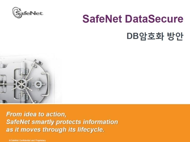 SafeNet DB암호화 솔루션 'DataSecure' 간단 소개 자료 : 네이버 블로그