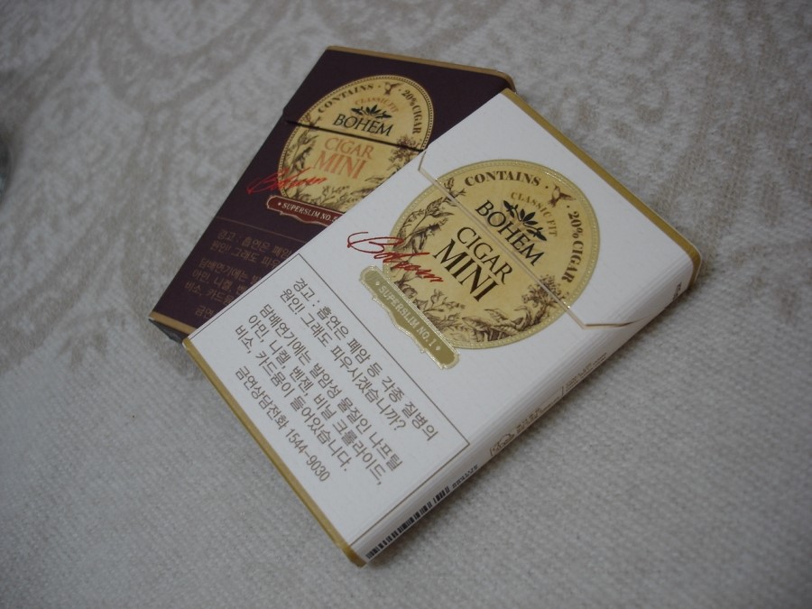 담배추천 보헴시가 미니 / [KT&G] BOHEM CIGAR MINI 1mg / BOHEM CIGAR MINI 5mg : 네이버 블로그