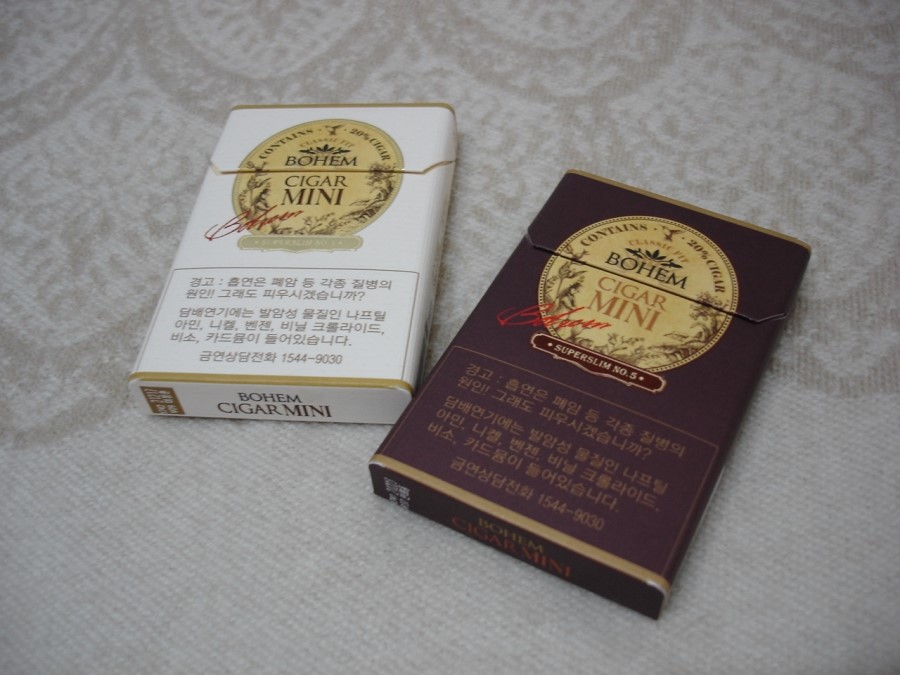 담배추천 보헴시가 미니 / [KT&G] BOHEM CIGAR MINI 1mg / BOHEM CIGAR MINI 5mg : 네이버 블로그