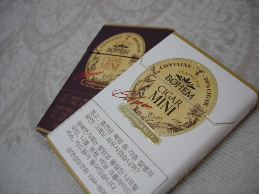 담배추천 보헴시가 미니 / [KT&G] BOHEM CIGAR MINI 1mg / BOHEM CIGAR MINI 5mg : 네이버 블로그