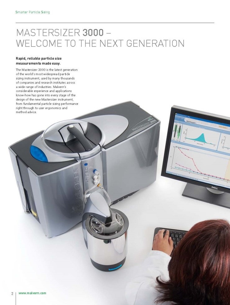 Mastersizer 3000 - 최신입도분석기 | Malvern Panalytical