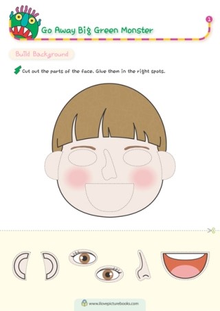 무료 영어동화 워크시트 2탄! - 노부영 Go Away Big Green Monster!! : 네이버 블로그