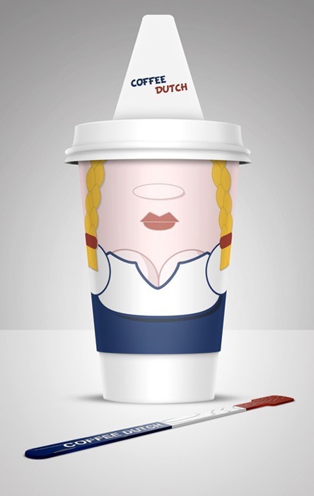 종이컵 디자인 컵의 용도와 특성을 잘 표현한 Paper Cup Design 컵디자인 종이컵인쇄 종이컵제작 리플샵 디자인컵 예쁜컵 특이한컵 이색컵