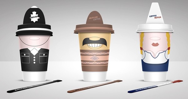 종이컵 디자인 컵의 용도와 특성을 잘 표현한 Paper Cup Design 컵디자인 종이컵인쇄 종이컵제작 리플샵 디자인컵 예쁜컵 특이한컵 이색컵