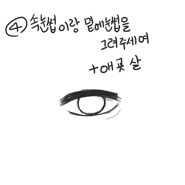 예쁜눈그리는방법/예쁜눈그리기/예쁜눈/만화캐릭터눈그리기 ☜ : 네이버 블로그