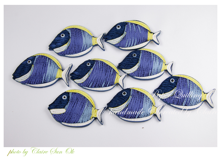 종이감기로 만든 물고기 -tang fish, nimo fish : 네이버 블로그