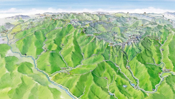 지리산등산지도 - 바래봉철쭉 : 네이버 블로그