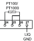 온도센서 연결방법 (Connection of 2wire sensor(PT100/PT1000) to 3wire terminal ...