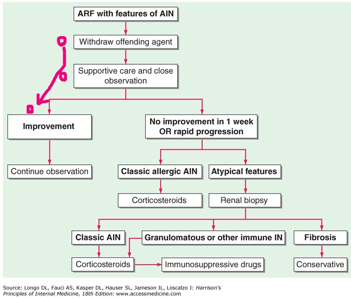 AKI (Prerenal AKI, Intrinsic AKI, Acute tubulointerstitial nephritis ...