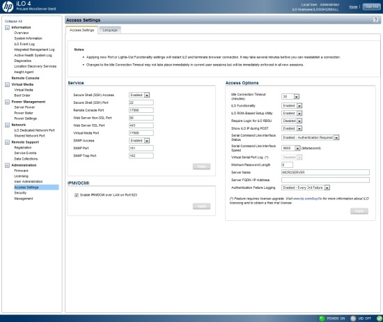 HP ProLiant MicroServer Gen8 - 03. User Friendly Management Tools (iLO4 ...