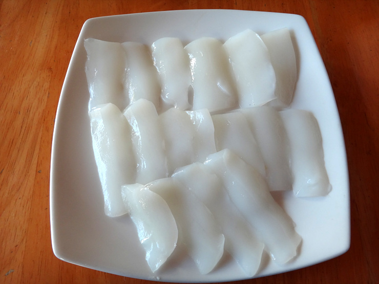 냉동 갑오징어 회로먹기 : 네이버 블로그