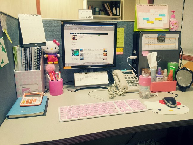 소소의일상 - 사무실 책상 꾸미기/사무실 책상 정리 : 네이버 블로그