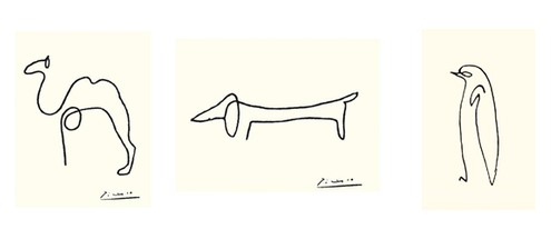 Picasso’s famous line drawings : 네이버 블로그