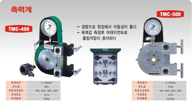 볼팅공구 / 토크렌치 / 축력계 TMC-400 , TMC-500 : 네이버 블로그