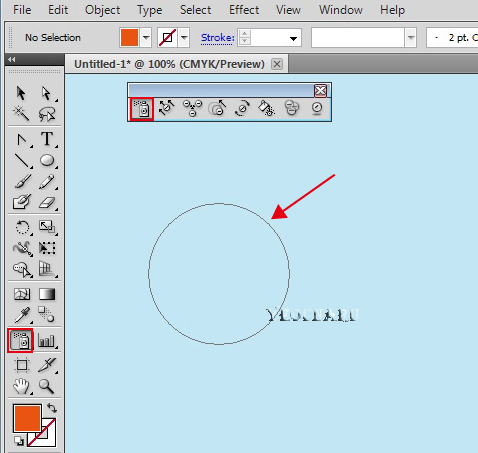 [일러스트레이터] 심볼(Symbol)등록, 심볼 깨기, 심볼 스프레이 툴(Symbol Sprayer) ① 사용하기 : 네이버 블로그